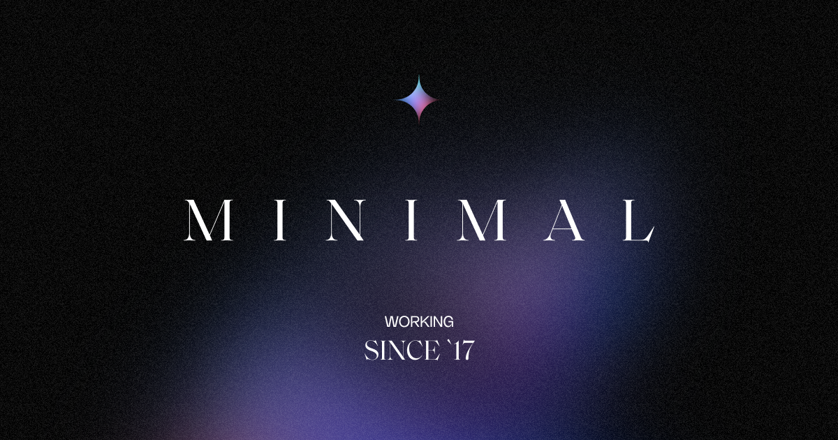 Welcome! – The Minimal Studio